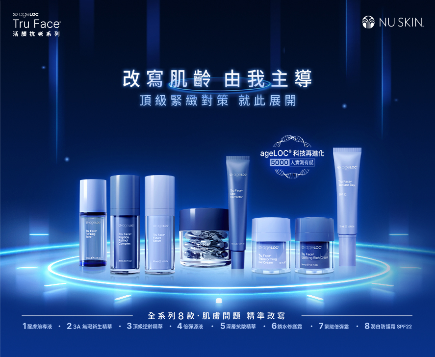 【ageLoc Tru Face活顏抗老系列 】 即將登場💙｜NU SKIN 如新台灣