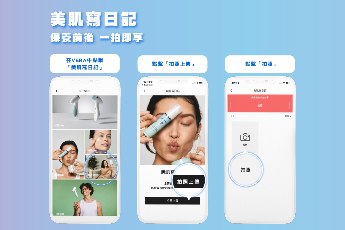 VERA給你最全面的清潔保養，快來看怎麼使用最懂你的潔顏機！｜NU SKIN 如新台灣
